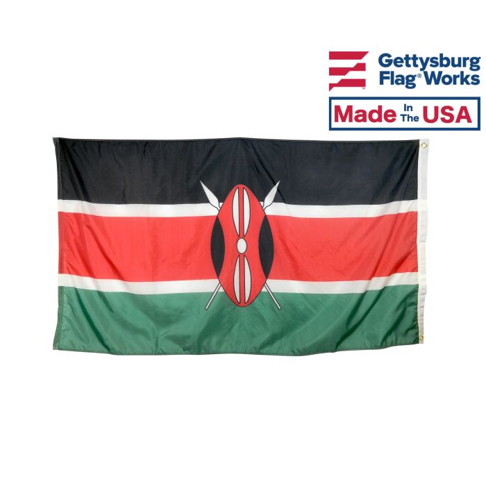 Kenya S Flag Flag Map Of Kenya | Free Vector Maps