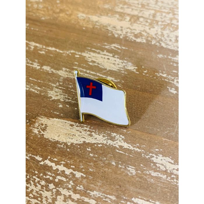 Christian Flag Lapel Pin Lapel Pin Israeli/American Flags: Stylish