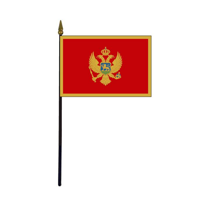 Montenegro Stick Flag