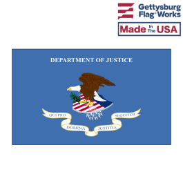 Department of Justice Flag - Indoor