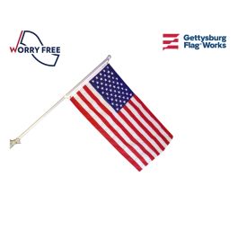 Heavy Duty Worry-Free® American Flag Set | Gettysburg Flag Works
