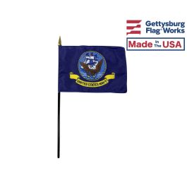 Navy Stick Flag