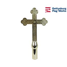 Church Cross Gold Plastic Finial