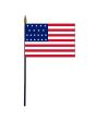 American 21 Stars Stick Flag