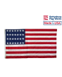 Historical American 28 Star Flag