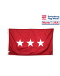 Army Lieutenant General (3 Star ) - Army Officer Outdoor Flags