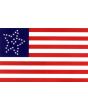 34 Star Great Flower US Civilian Flag - 3x5'