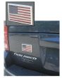 American Flag Chrome emblem