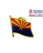 Arizona State Flag Lapel Pin (Single Waving Flag)