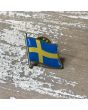 Sweden Lapel Pin (Single Waving Flag)