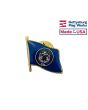 Utah State Flag Lapel Pin (Single Waving Flag)