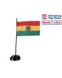 Bolivia Stick Flag with Seal