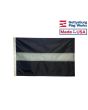 Thin Gray/Silver Line Flag
