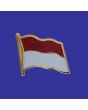 Indonesia Lapel Pin (Single Waving Flag)