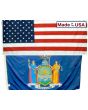 New York State & American Flag Combo Pack | Gettysburg Flag Works