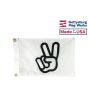 VICTORY PEACE SIGN BOAT FLAG