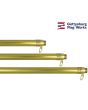 6-10' Adjustable Gold Aluminum Pole, 1 1/8 - Indoor & Parade Flagpoles