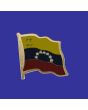 Venezuela (seal design) Lapel Pin (Single Waving Flag)
