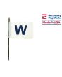 Win "W" Stick Flag